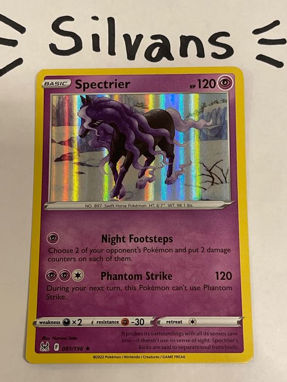 Spectrier Holo 081/196 Lost Origin Englisch | Kaufen auf Ricardo