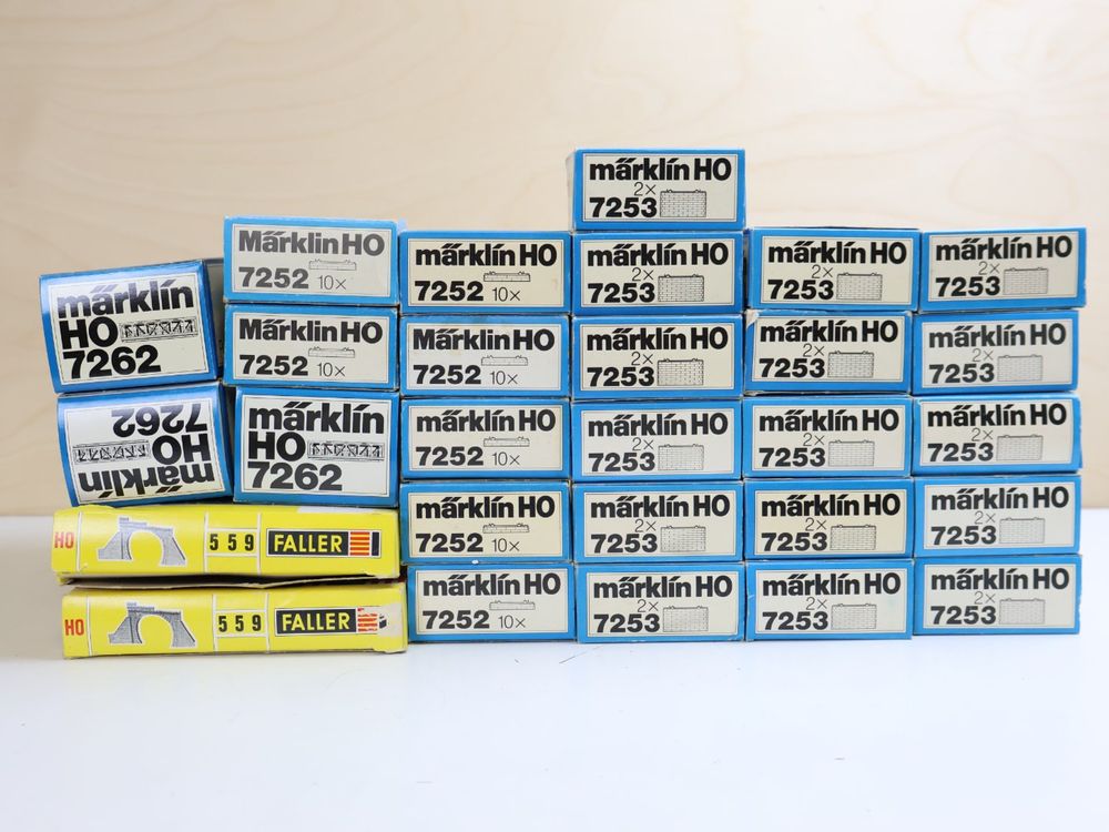 Grosser Posten - Märklin Brücken Pfeiler Set + Brücken - H0 (Gebraucht ...