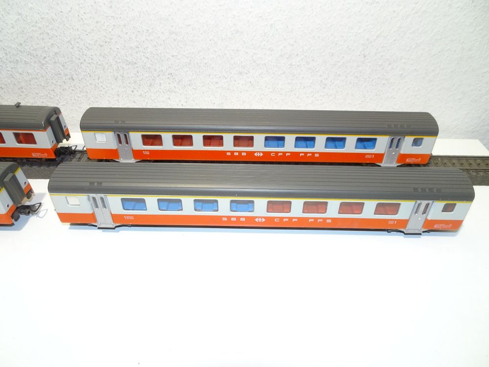 4 Liliput Personenwagen SBB Swiss Express HO (8) (Gebraucht) in Luzern für CHF 60.9 – mit ...