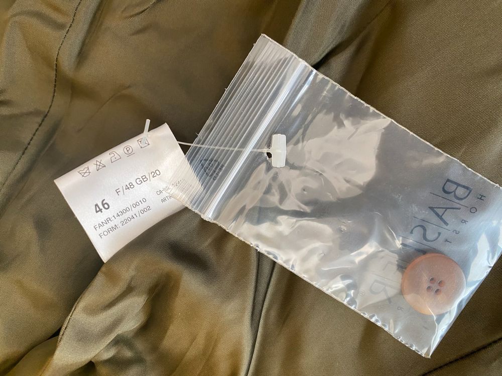 Neuer Blazer, Jacke von Basler, Gr. 46, olive (Neu (gemäss Beschreibung ...