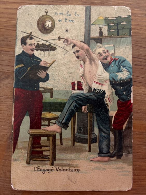 Propagandakarte „L‘Engagé Volontaire“, 1907 (Gebraucht) in Zumikon für ...