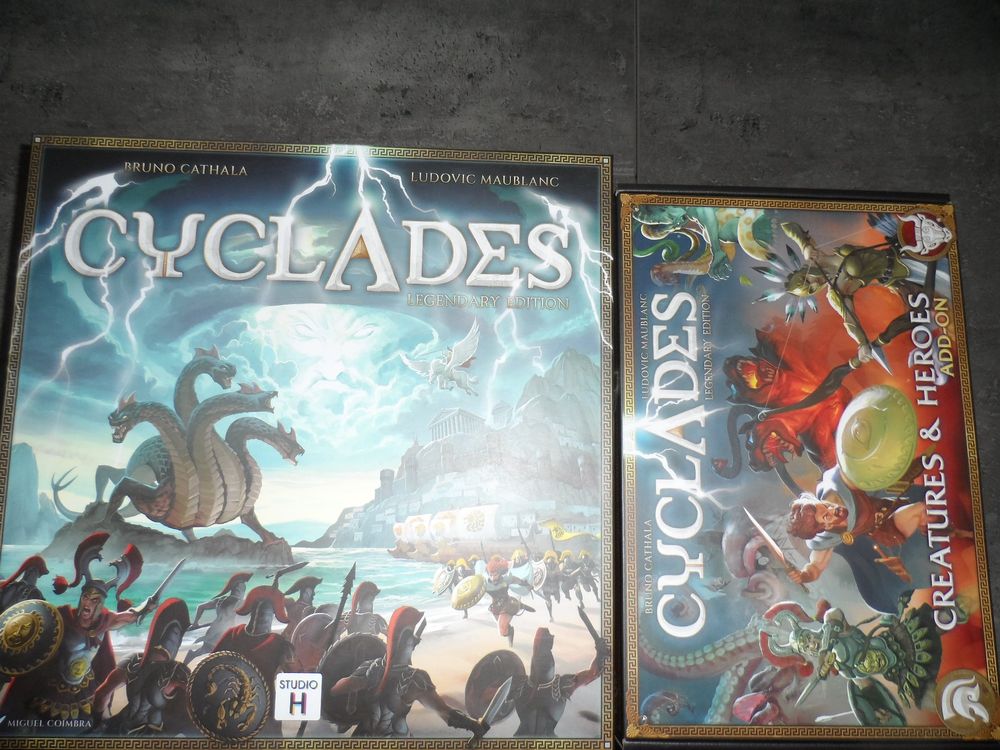 Cyclades et son expansion monstres et héros (Neuf (Voir description)) à Muraz (Collombey) pour ...