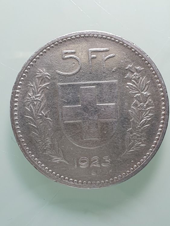5 Franken 1923 top qualité (Gebraucht) in luzern für CHF 39 – mit Lieferung auf Ricardo kaufen