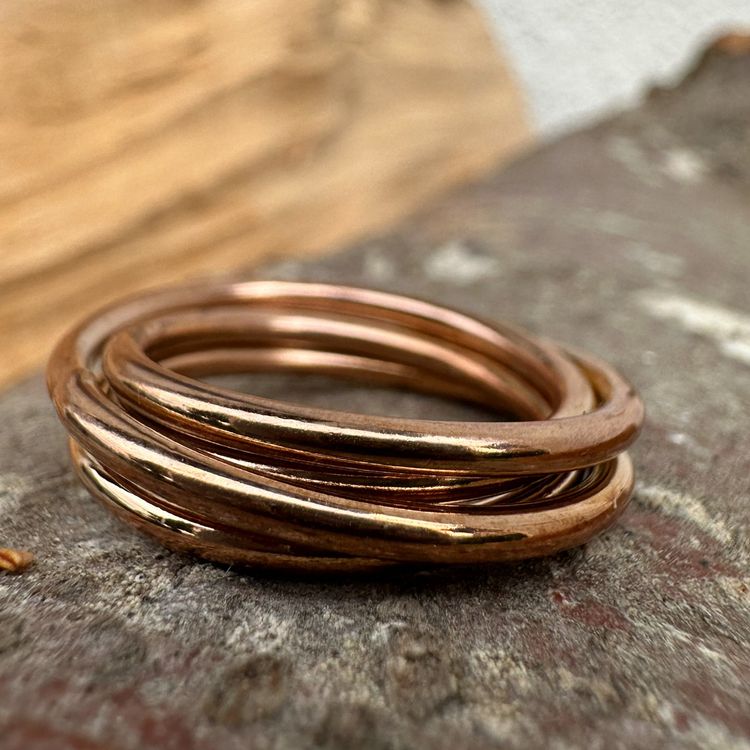 Edelstahl Wickel Ring 5 mm breit Grösse 52 (Neu (gemäss Beschreibung ...