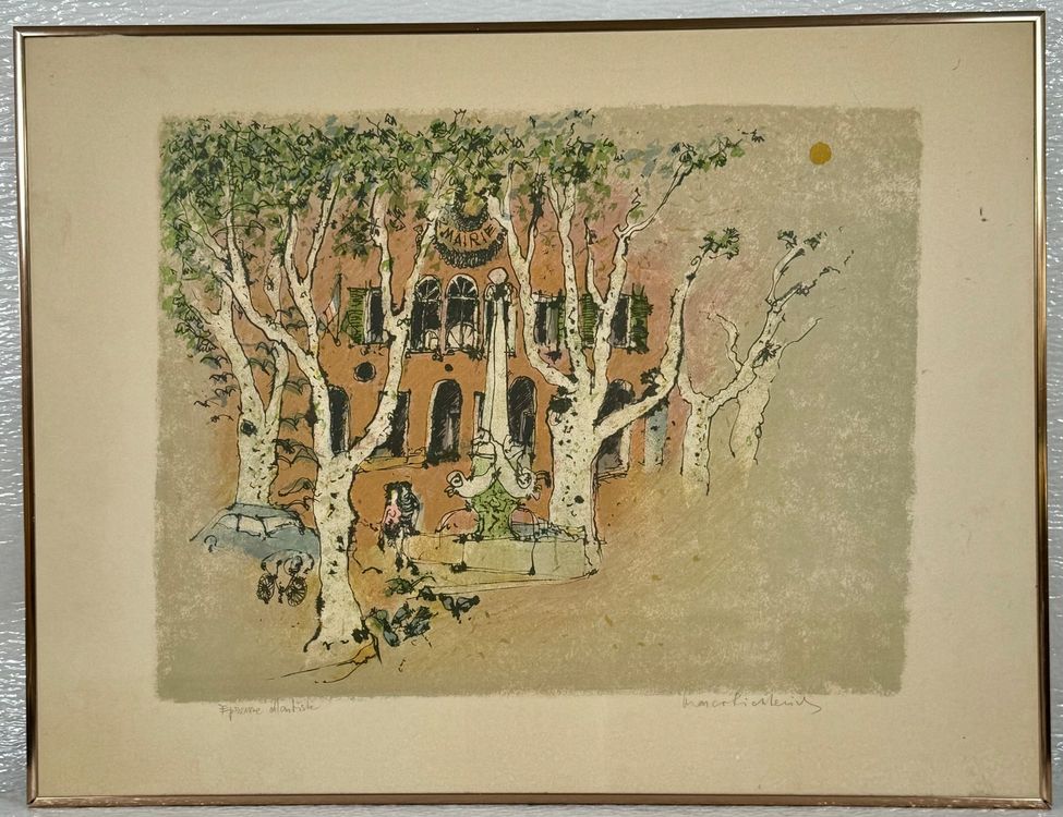 Marco Richterich (1929-1997) Lithografie Handsigniert (Gebraucht) in Root für CHF 10 – mit ...