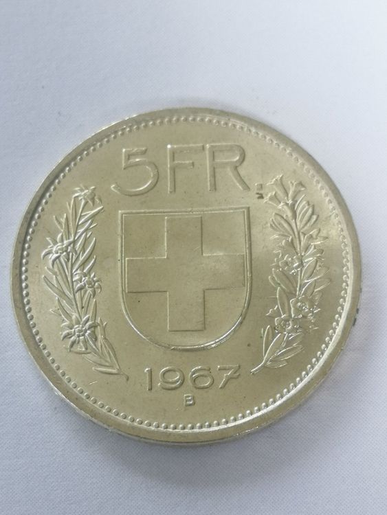 5 Fr. 1967 Silber | Kaufen auf Ricardo