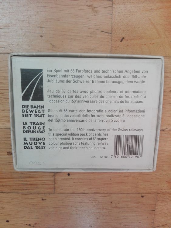 Quartett Schweizer Eisenbahnen - Geschichte der Eisenbahnen (Gebraucht) in St.Gallen für CHF 8 ...