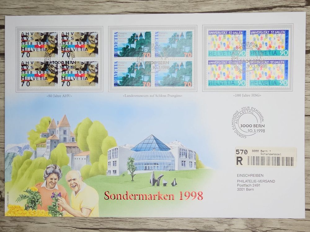 CL15 Enveloppe + Timbre 1998 Grand Format | Kaufen auf Ricardo