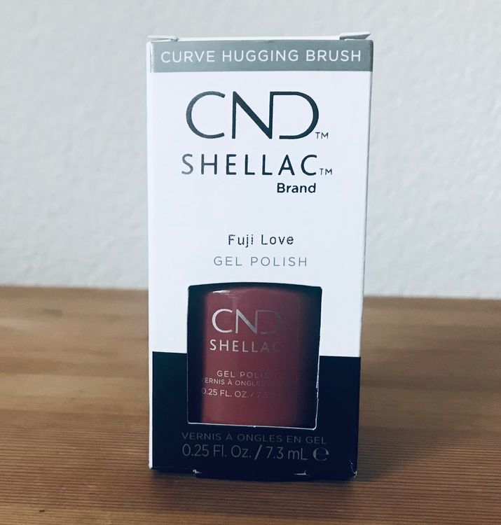 Shellack CND, Fuji Love (braun-rosa); NEU (Neu und originalverpackt) in ...