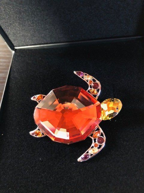 Vintage Swarovski Schildkröte Brosche Geschenk | Kaufen auf Ricardo