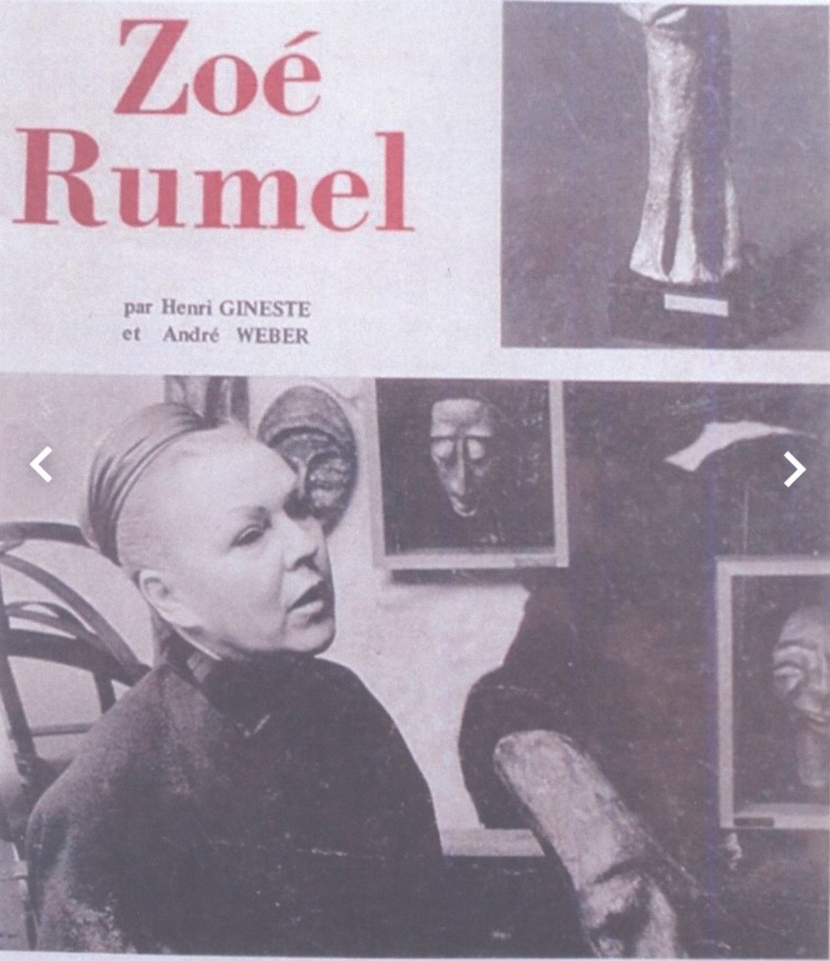 Zoé Rumel (alias Lydie Ray) -"génocide" Mutter mit Kind (D'occasion) à ...