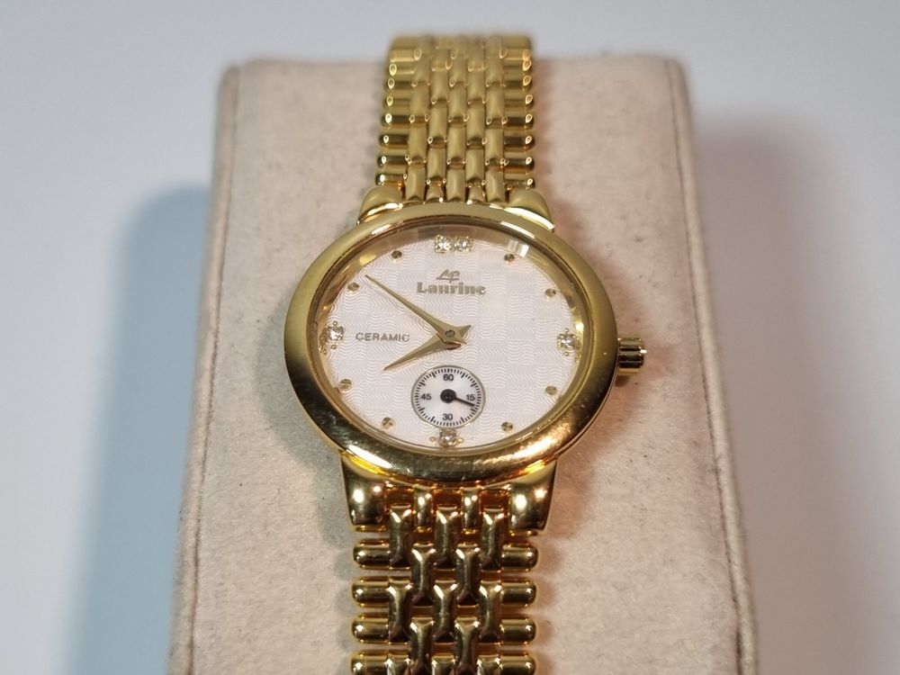 Laurine Armbanduhr Quartz mit Ceramic Dial in Originalbox | Kaufen auf ...