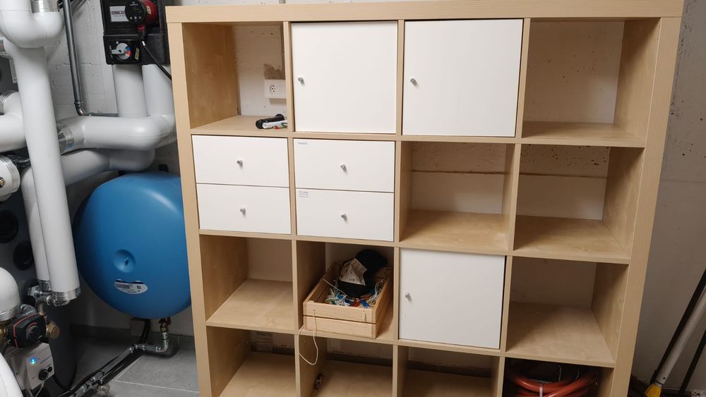 Erstaunlich Kallax Regal Holz Ebenbild