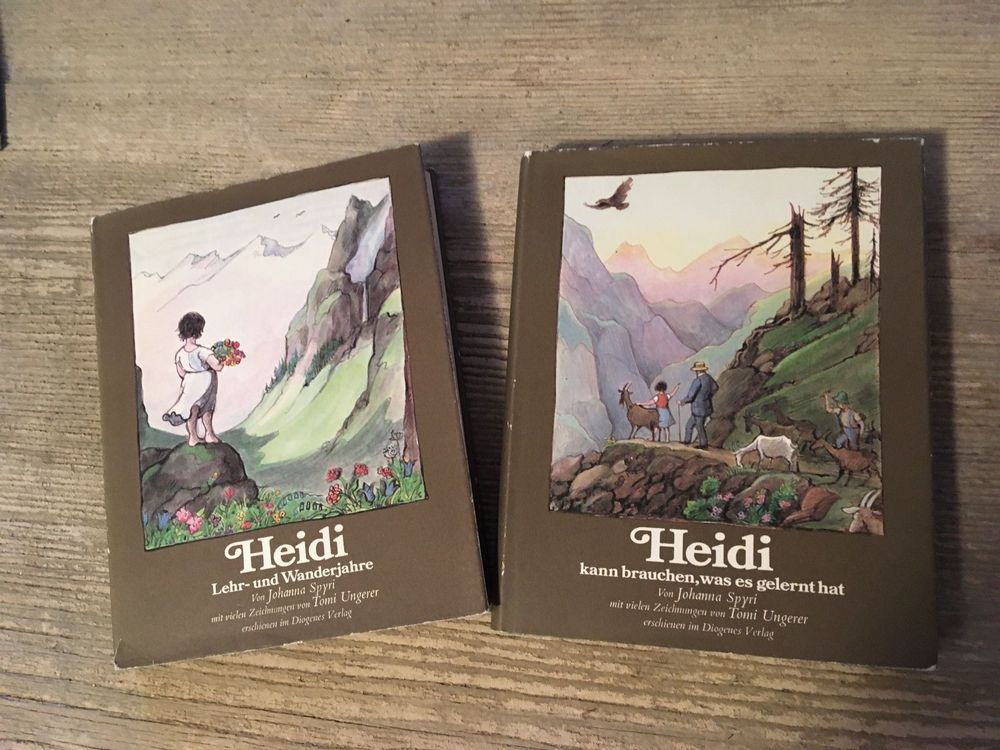 Antiquarisch: Heidi Band I /II Zeichnungen von Tomi Ungerer | Kaufen ...