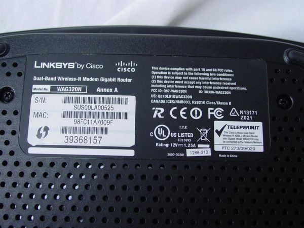 Cisco ADSL2 Modem Gigabit Router WAG320N | Kaufen auf Ricardo