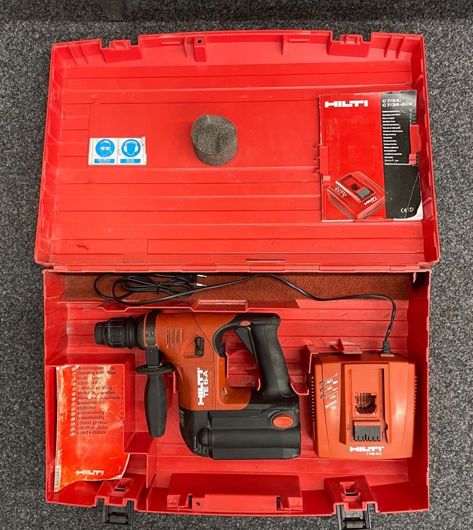 Hilti TE 6-A Bohrhammer, Bohrmaschine, Akku Ladegerät Koffer (Gebraucht) in Hünenberg für CHF ...
