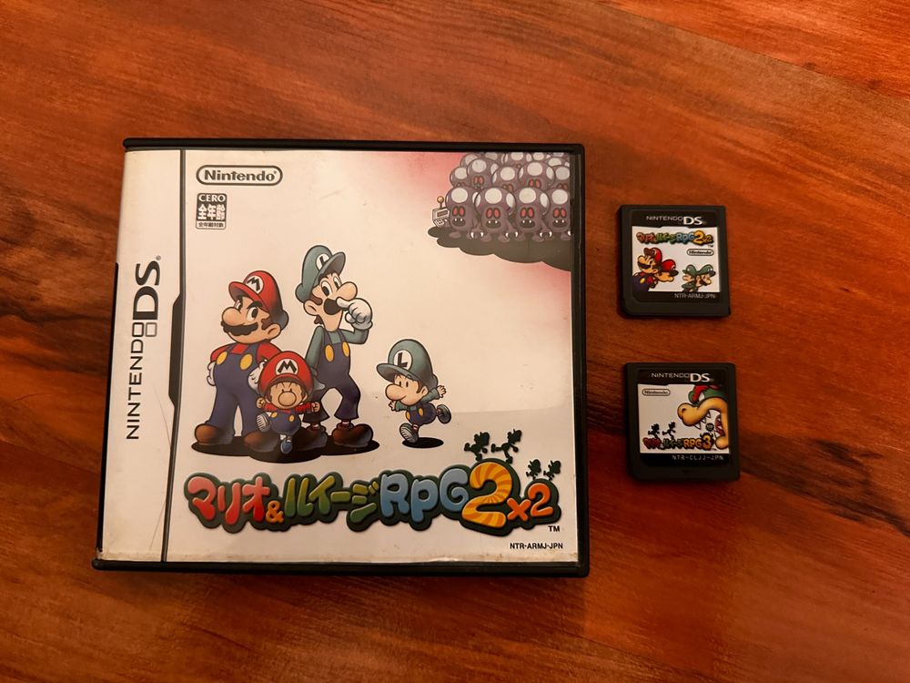 DS Jap en boite: Mario RPG 2 & 3 DS (Mario & Luigi) (Gebraucht) in ...