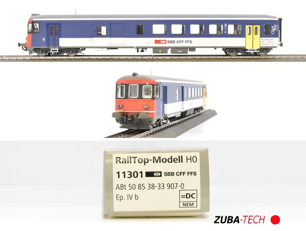 RailTop 11301 Steuerwagen BDt SBB H0 GS ohne OVP (Gebraucht) in St. Gallen für CHF 177 – mit ...