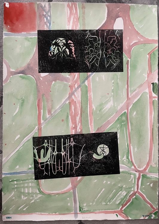 Rolf Winnewisser(1949)Grosse Aquarell aus Galleri aus Nachla (Gebraucht) in Root für CHF 185 ...