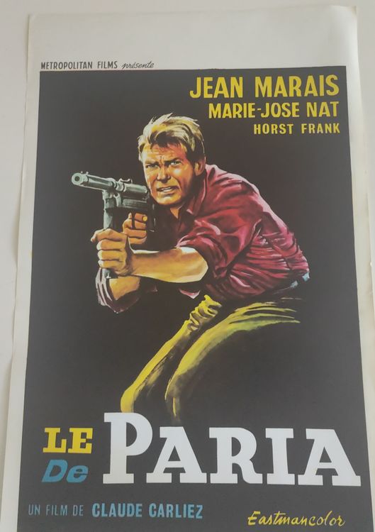 Affiche originale du film culte LE PARIA avec Jean Marais (Neu (gemäss ...