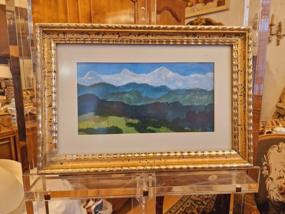 GEMÄLDE BERGLANDSCHAFT | Kaufen auf Ricardo