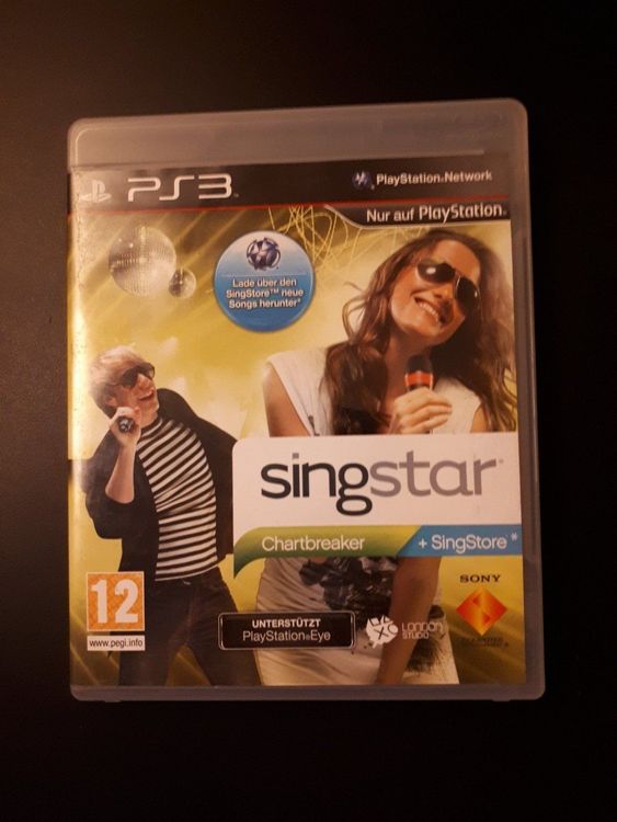 Playstation 3 PS3 - Sing Star SingStar Chartbreaker - komple | Kaufen ...