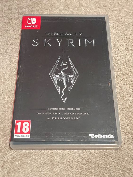Nintendo Switch - The Elder Scrolls V: Skyrim (FR-Cover) (Gebraucht) in ...