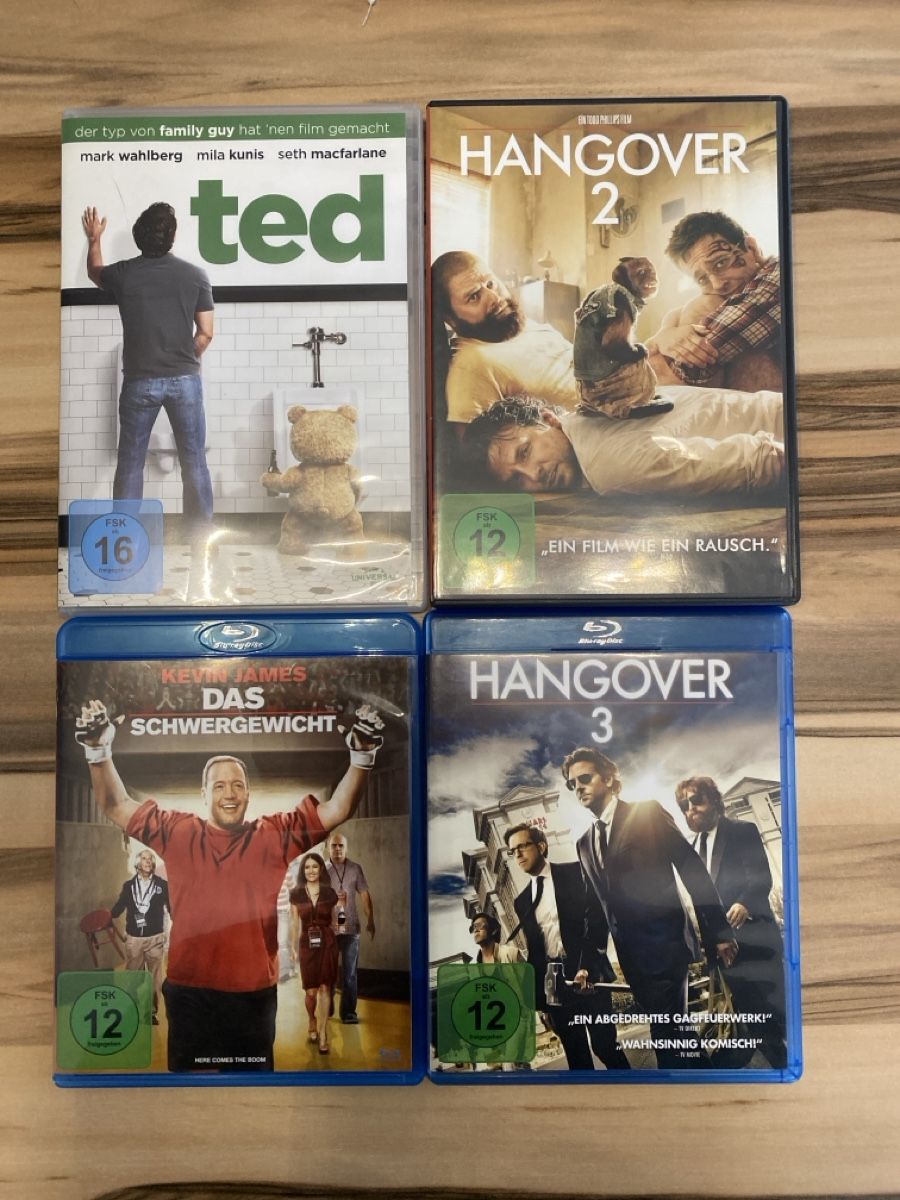 DVD/Blu-ray Komödien-Sammlung: Hangover, Ted, u.a.! (Gebraucht) in Eschlikon TG für CHF 20 – nur ...