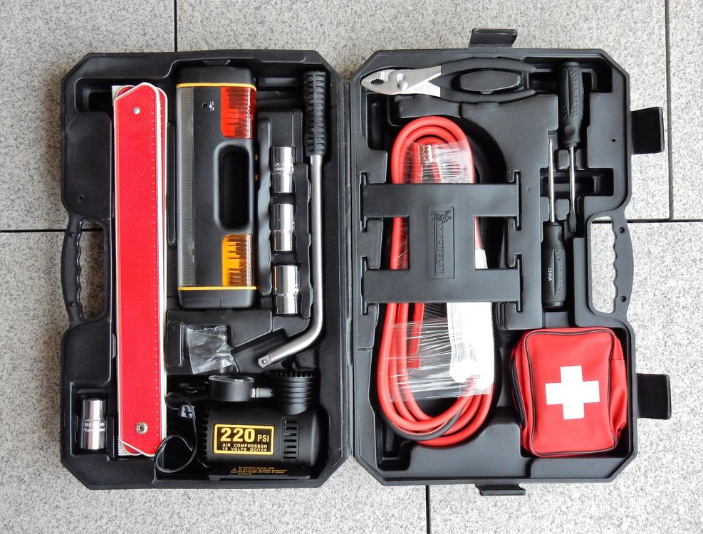 *Michelin* Auto - Notfallset im Koffer mit 12V Kompressor! | Kaufen auf ...
