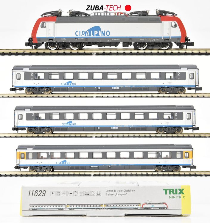 Minitrix 11629 4-Tlg Zugset Cisalpino SBB Spur N Digital OVP (Gebraucht) in St. Gallen für CHF ...