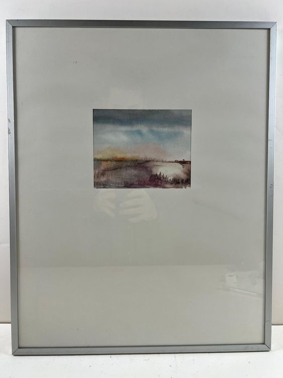 Landschaft Aquarell Signiert. Datiert | Kaufen auf Ricardo