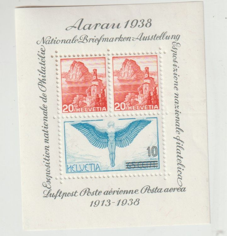Kleinbogen Aarau 1938 ** (Gebraucht) in Biel/Bienne für CHF 2 – mit Lieferung auf Ricardo kaufen
