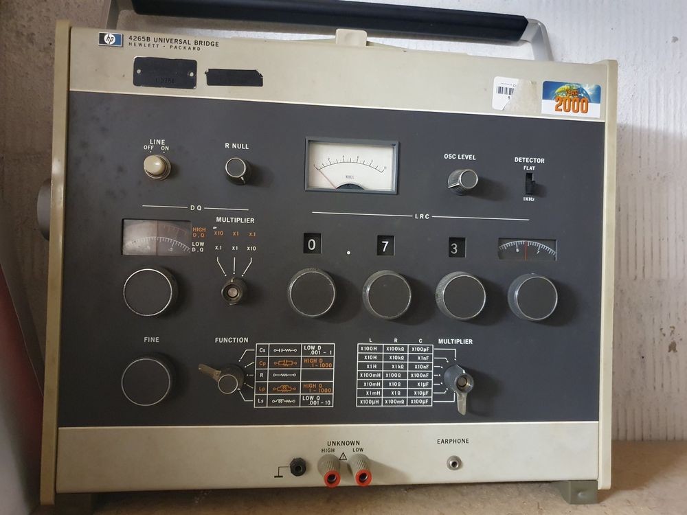 LCR Meter HP 4265B (Defekt) in Solothurn für CHF 28 – nur Abholung auf Ricardo kaufen