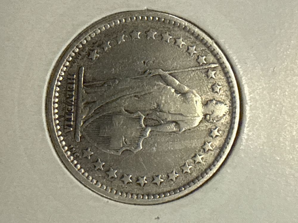 Swiss 2 franc 1905 Silver Coin (D'occasion) à Pully pour CHF 32 – avec ...