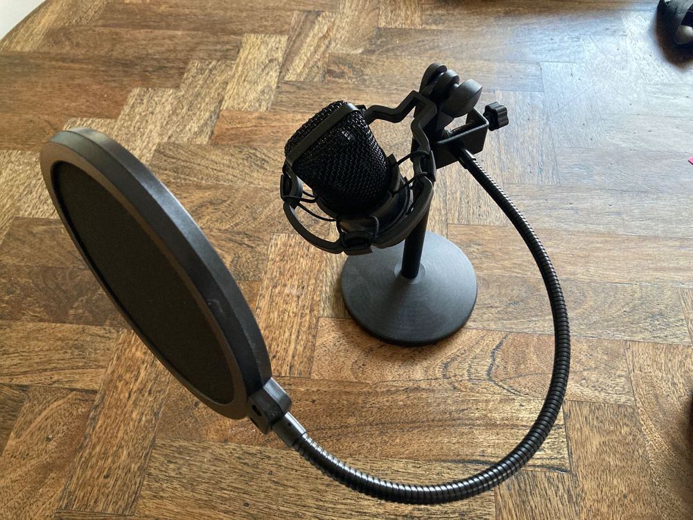 Professional USB Microphone with Arm & Pop Filter (Neu (gemäss ...