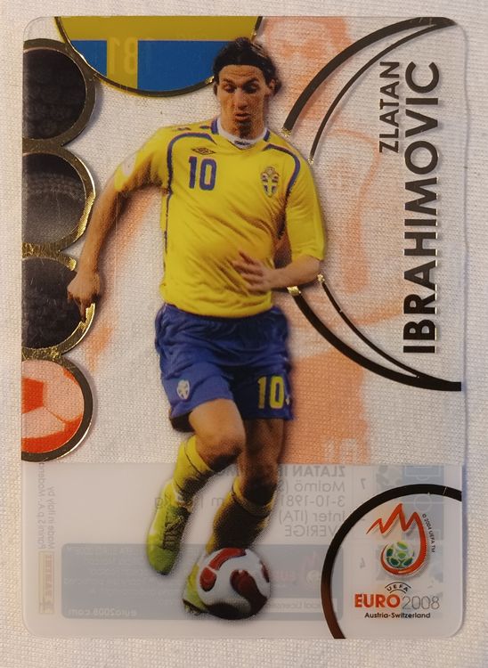 Panini Euro 2008 Ultra Card Zlatan Ibrahimovic Fussball EM | Kaufen auf ...