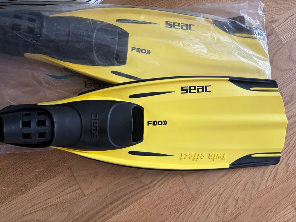 Seac Flossen F50 Twin Effect, Grösse 43-44, Neu und OVP (Neu und ...