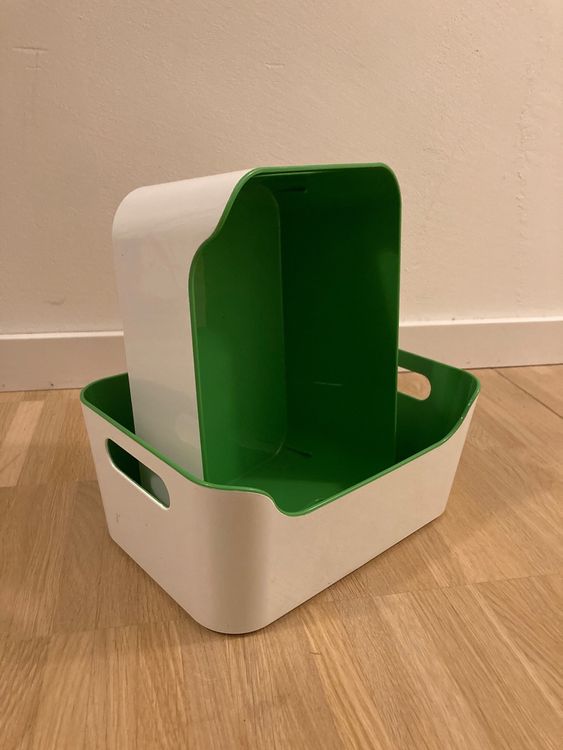 NEU! 2x Ikea Variera Aufbewahrungsboxen grün weiss | Kaufen auf Ricardo