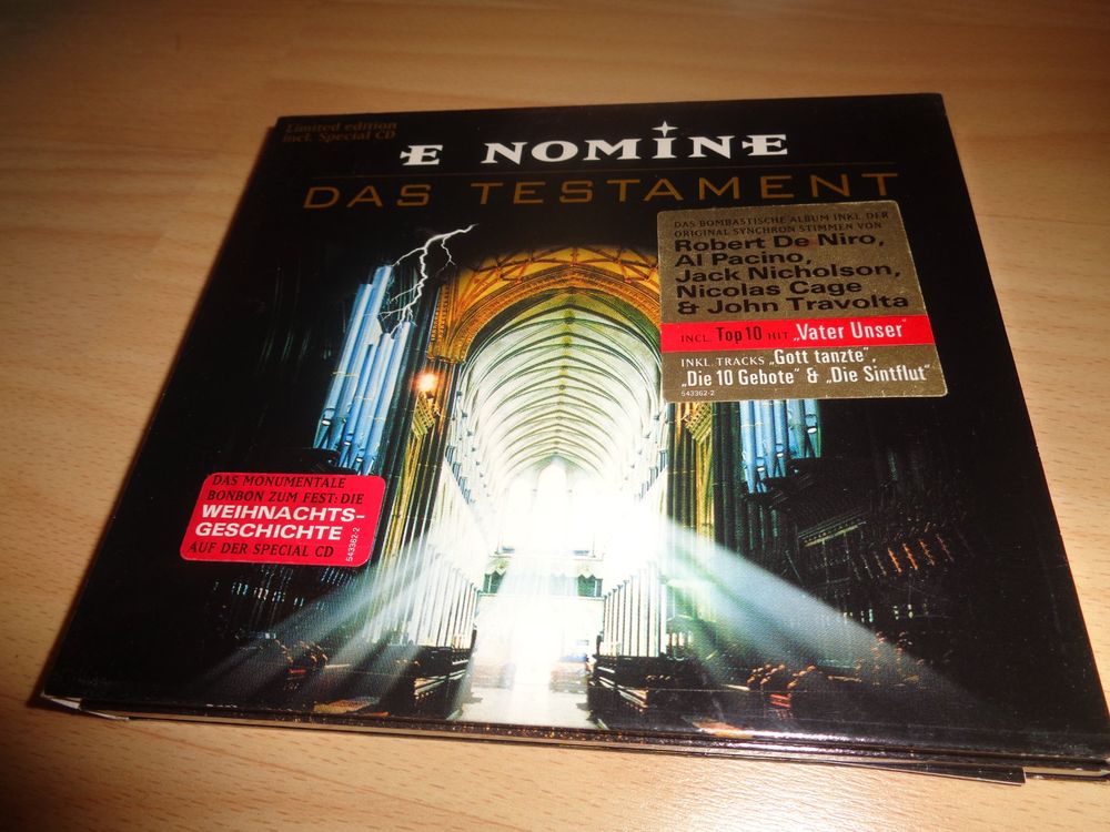 E Nomine - Das Testament CD (Gebraucht) in Olten für CHF 5 – mit ...