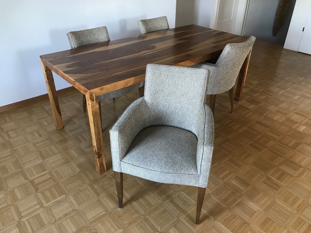 Ess-Stühle 4er-Set von Hutton mit uniquer Material/Farbkombi | Kaufen ...