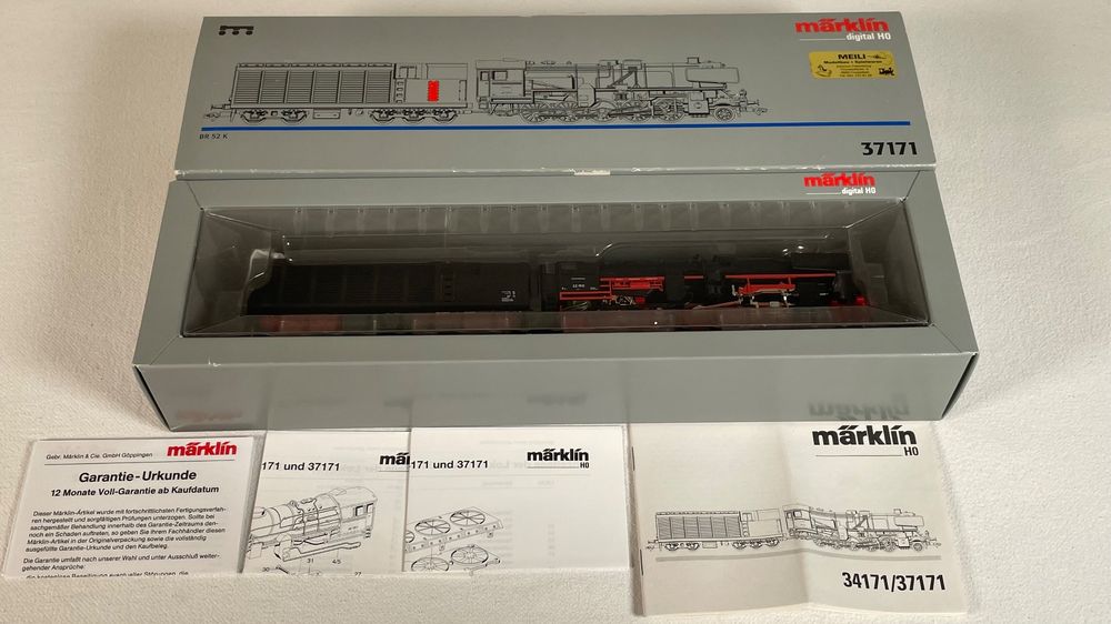 Märklin 37171 - DB BR 52 K Digital Insider-Modell - NEU (Neu und ...