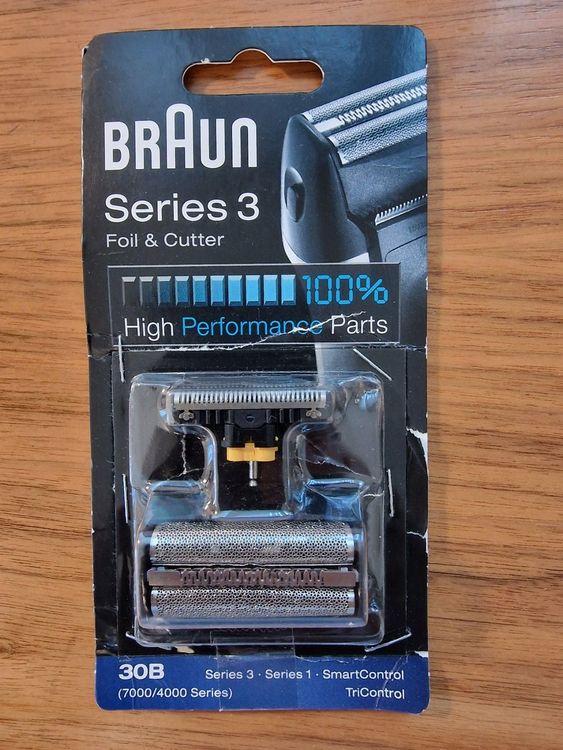 Braun Scherkopf 30B / Rasierer / Verpackung defekt (Neu (gemäss ...