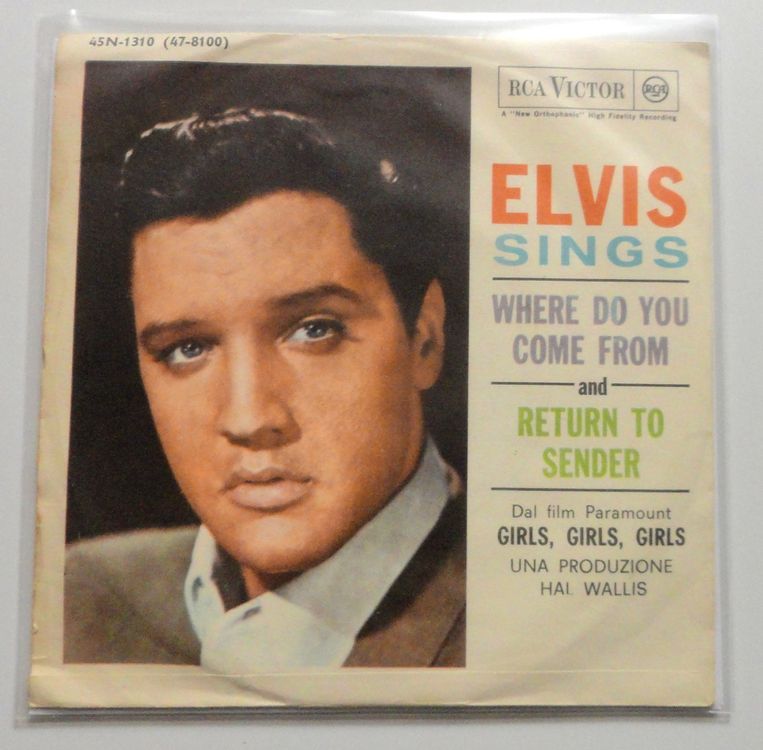 Si Elvis Presley Return To Sender Rca Ita 1962 Selten Kaufen Auf Ricardo