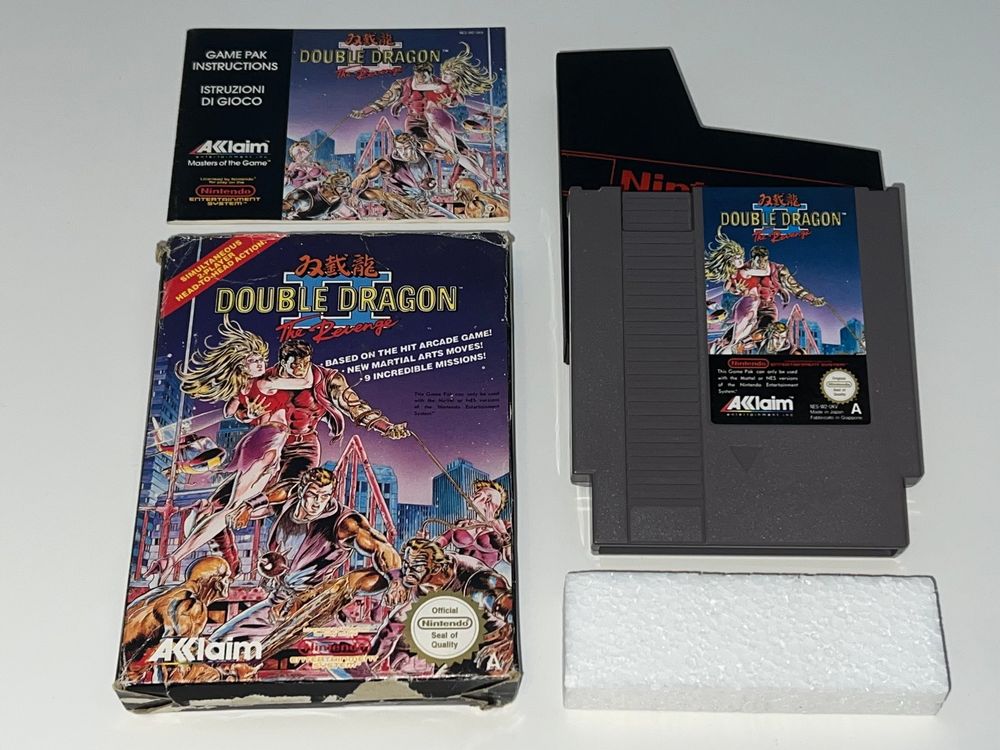 NES - Double Dragon II / Double Dragon 2 (OVP) [PAL A/UKV] (Gebraucht ...