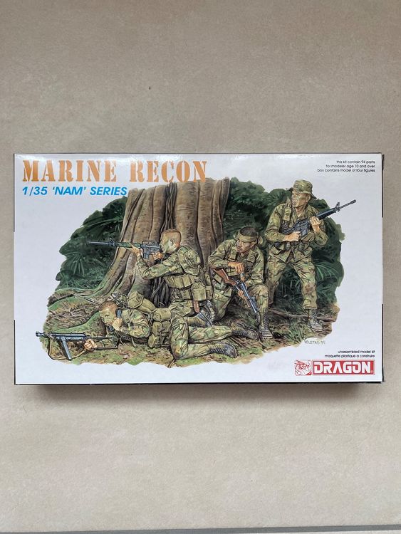 Marine Recon Modellbauset | 1/35 | Dragon | 1983 (Neu und ...