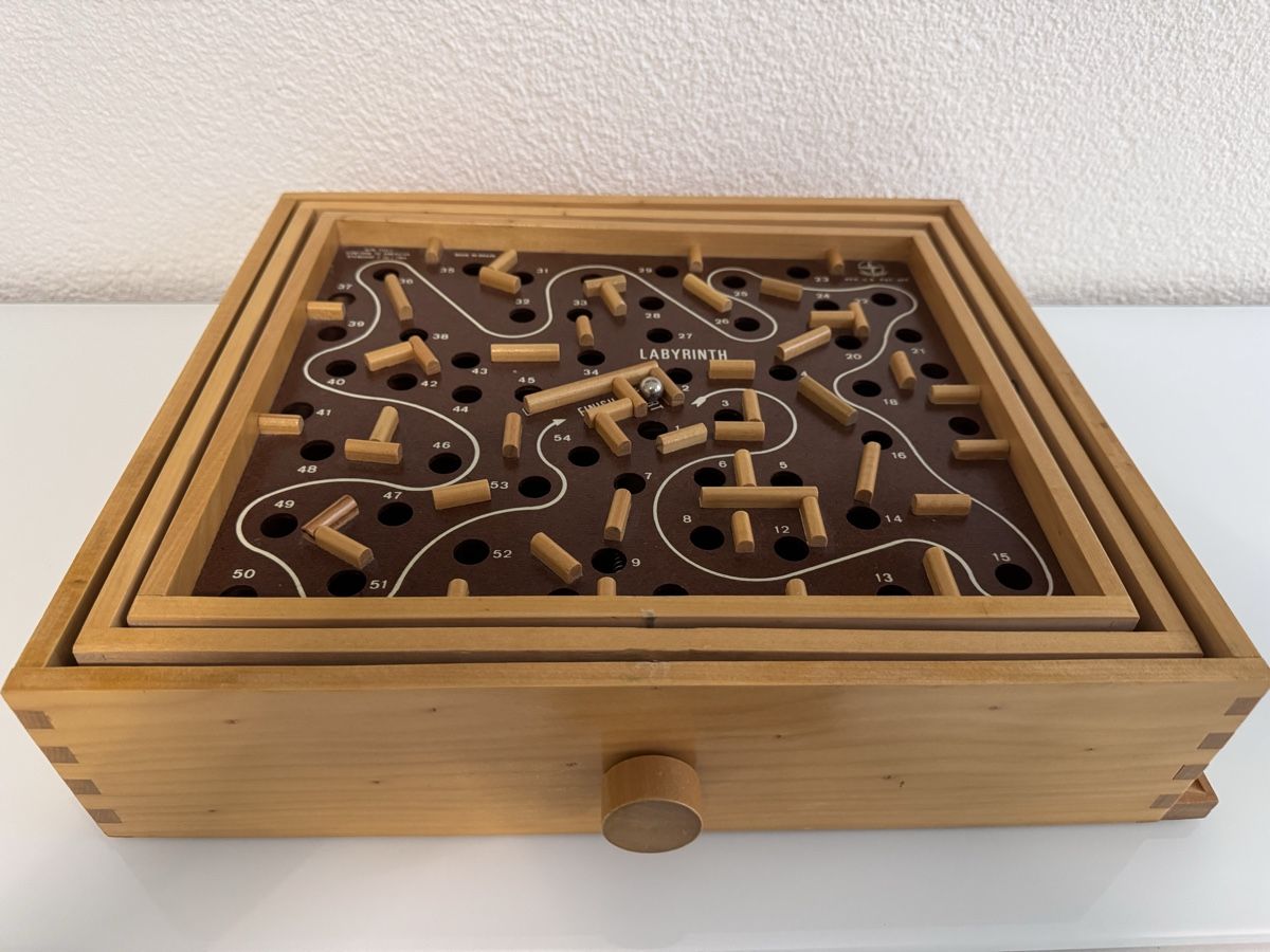 Labyrinth altes Holzspielzeug 1975 (Neu (gemäss Beschreibung)) in ...