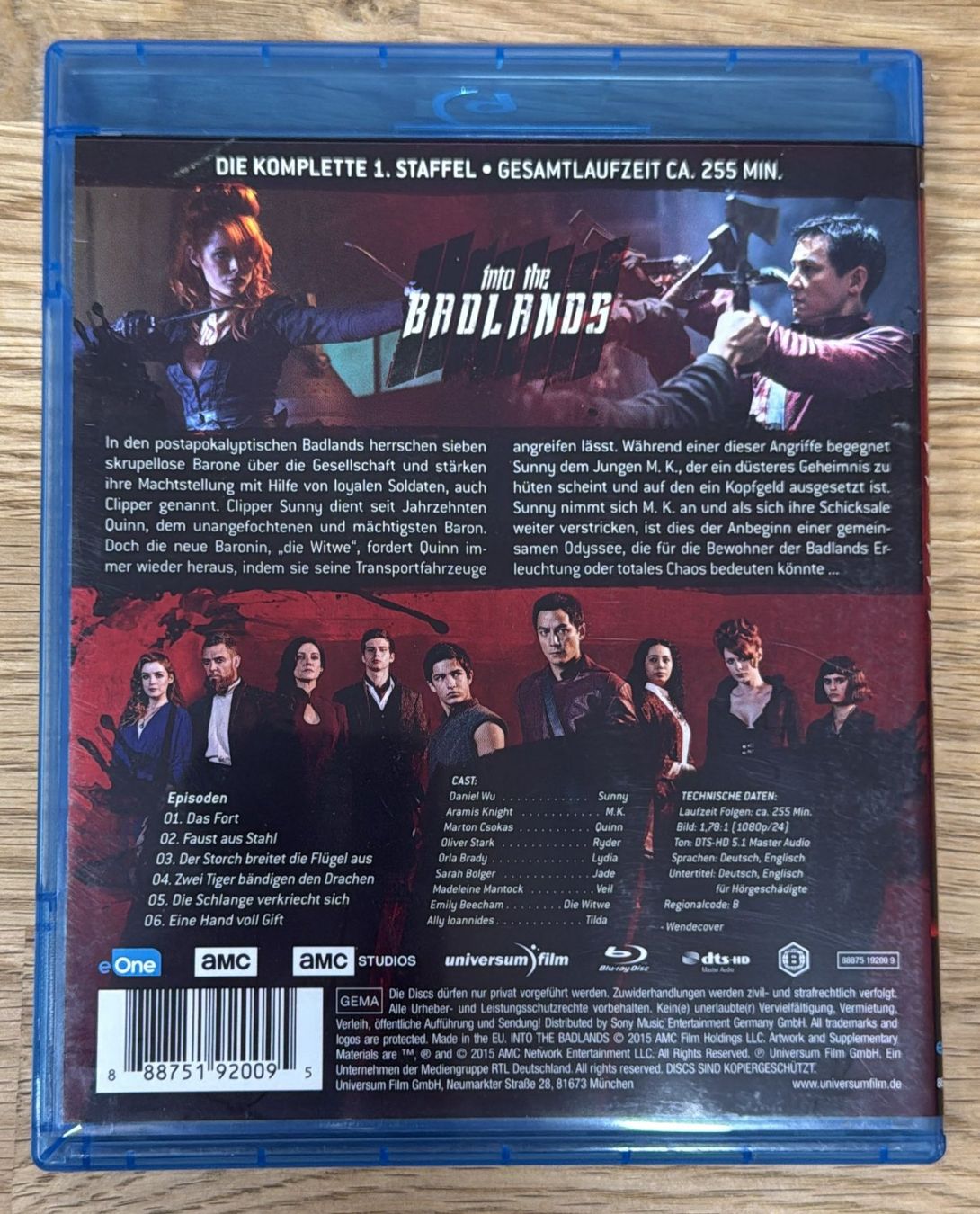DIE KOMPLETTE 1.STAFFEL INTO THE BADLANDS UNCUT BLU-RAY (Gebraucht) in ...