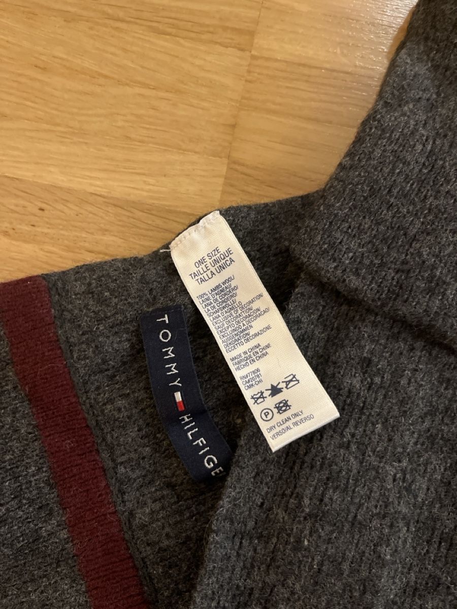 Tommy Hilfiger Schal, Grau, LammWolle, Winter, Neuwertig! (Gebraucht ...