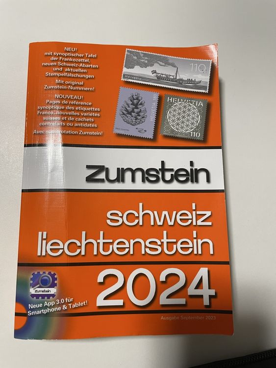 Zumstein Katalog Schweiz, Liechtenstein 2024 (Gebraucht) in Luzern für CHF 14 – mit Lieferung ...