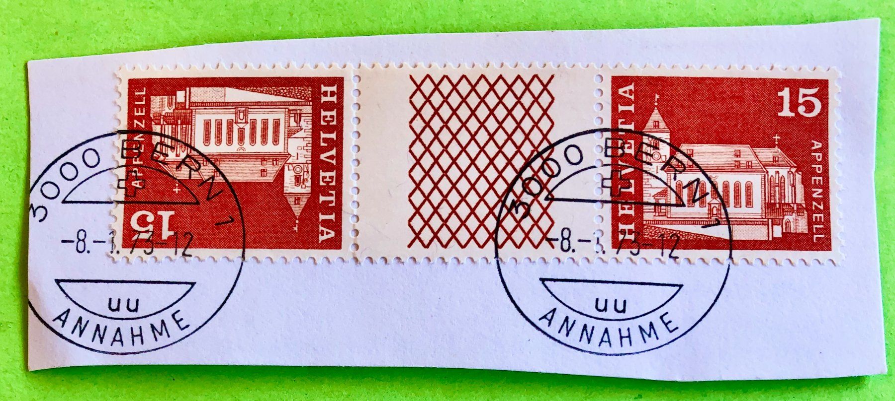 Nr.S 70 Motive und Baudenkmäler GESTEMPELT Bern (10) (Gebraucht) in ...